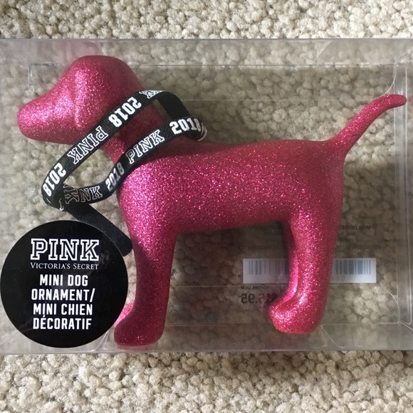 PINK Victoria's Secret | Holiday | New Vs Pink Mini Dog Glitter ...